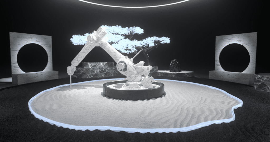 Sand Drawing Robots - Desert Media Art Sand Drawing Robots Sand Drawing ...