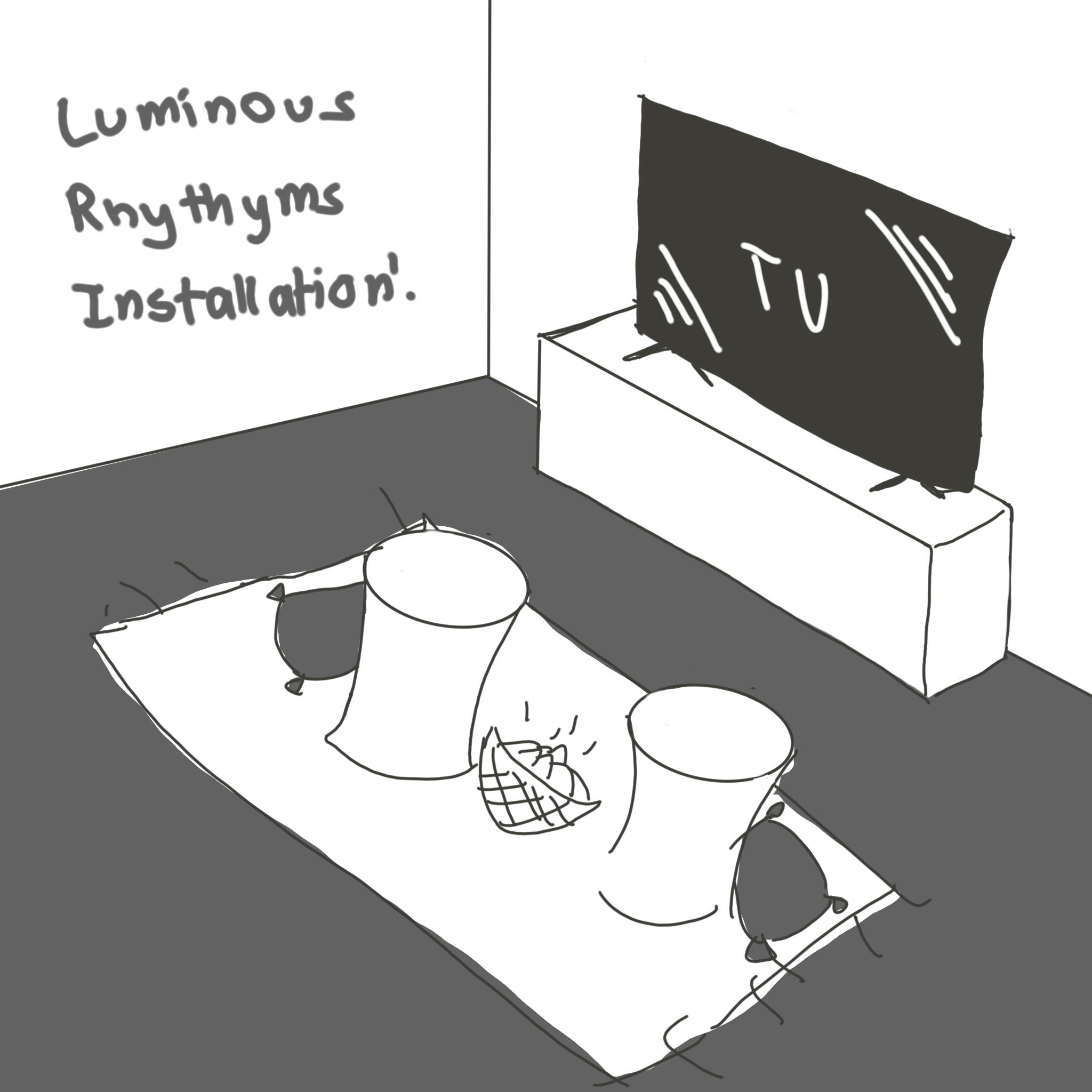 Luminous Rhythms – Final Installation Planning - Desert Media Art